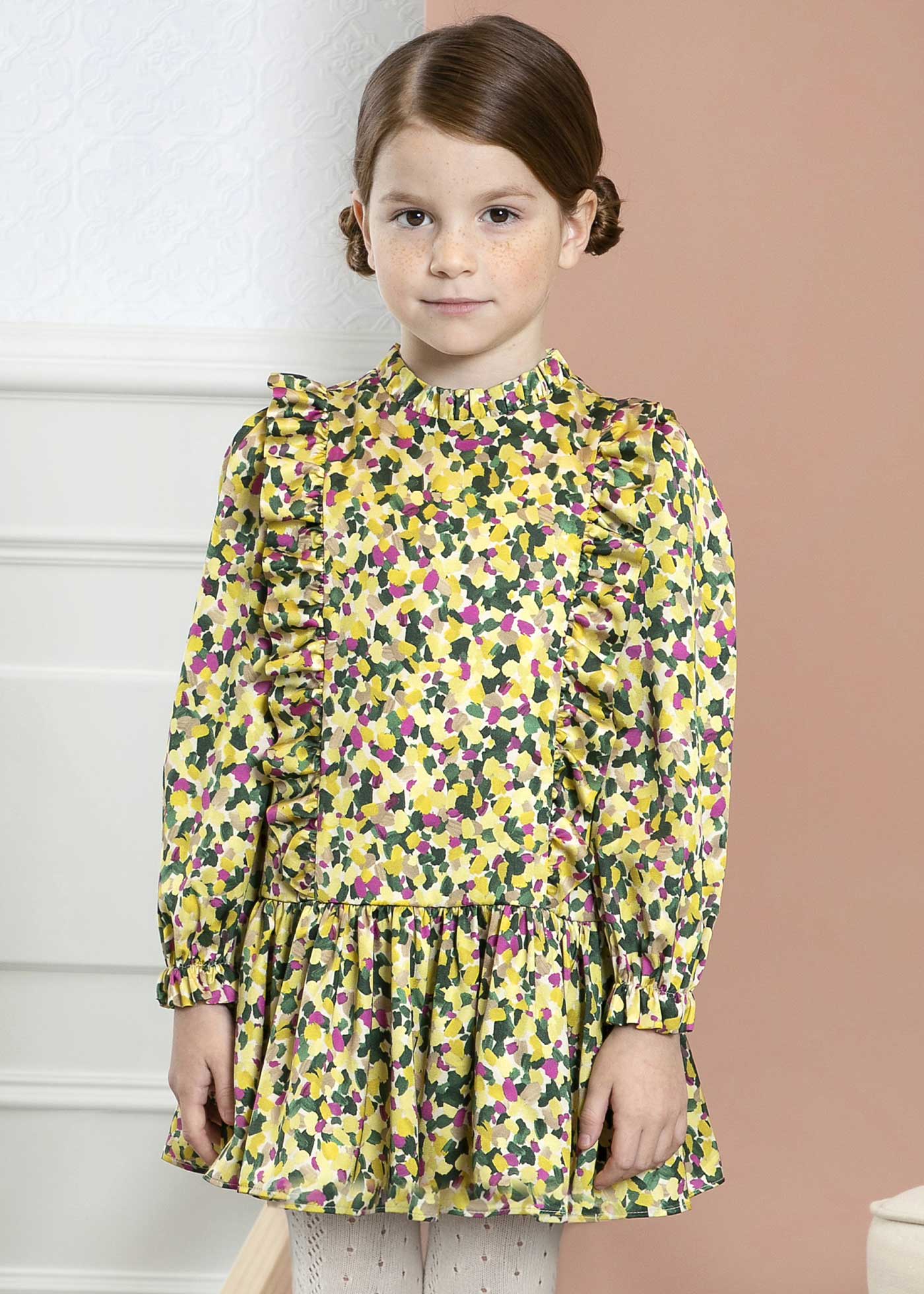 Satin dress girl | Abel & Lula