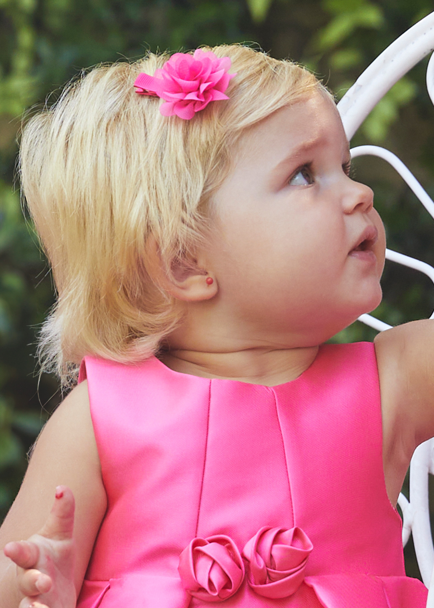 Pack duas pinças flor bebé Fúcsia | Abel & Lula