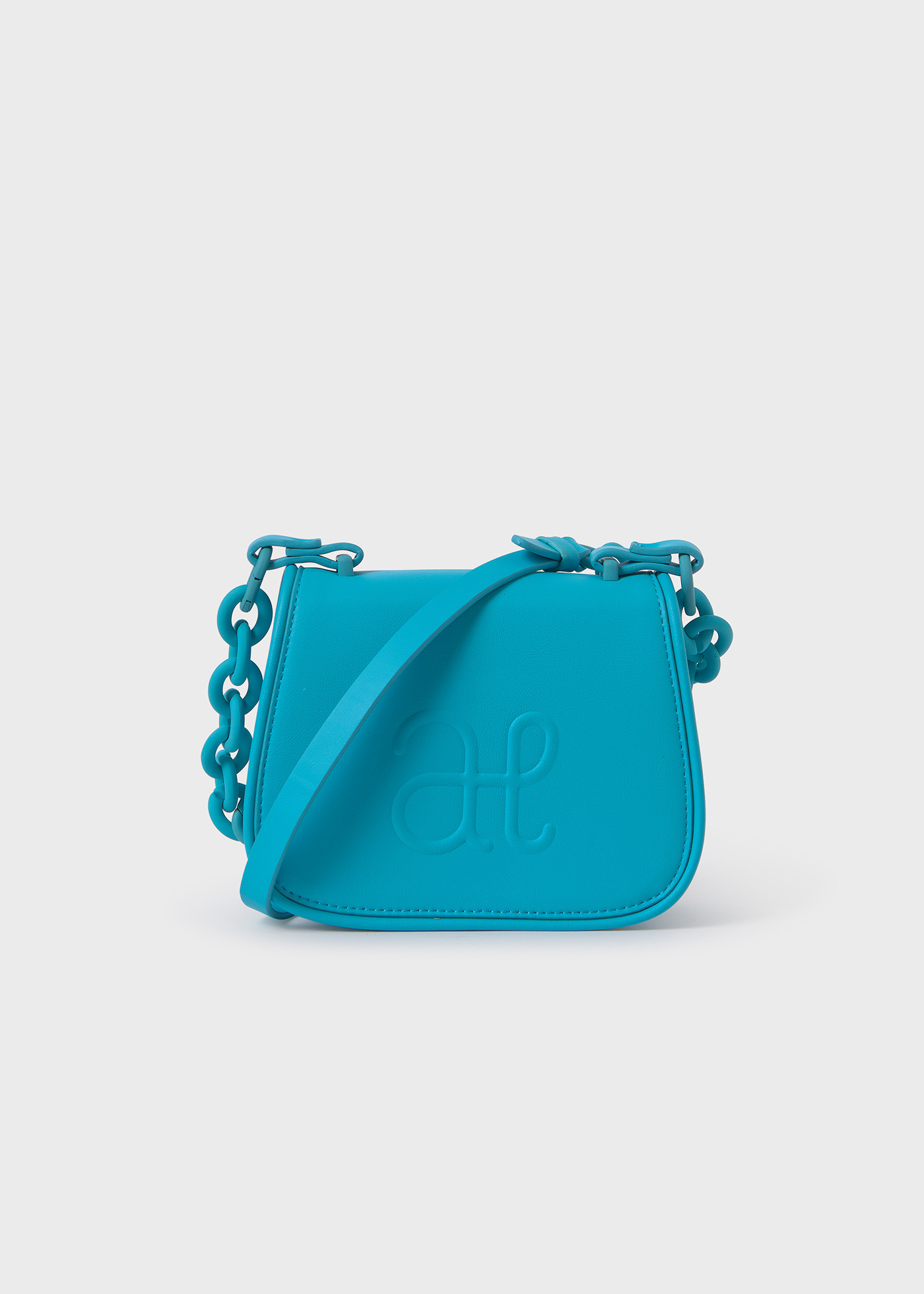Girl Embossed Logo Bag Turquoise | Abel & Lula