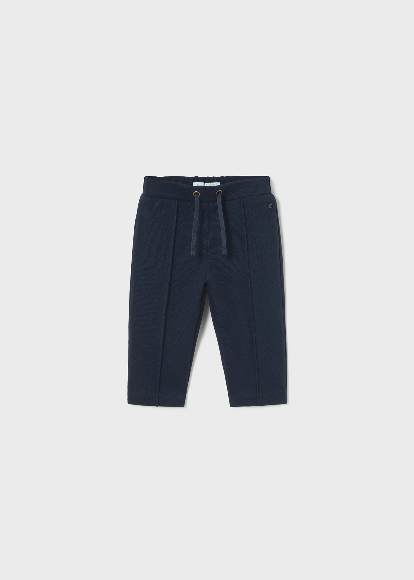 Baby Pique Trousers Navy | Abel & Lula