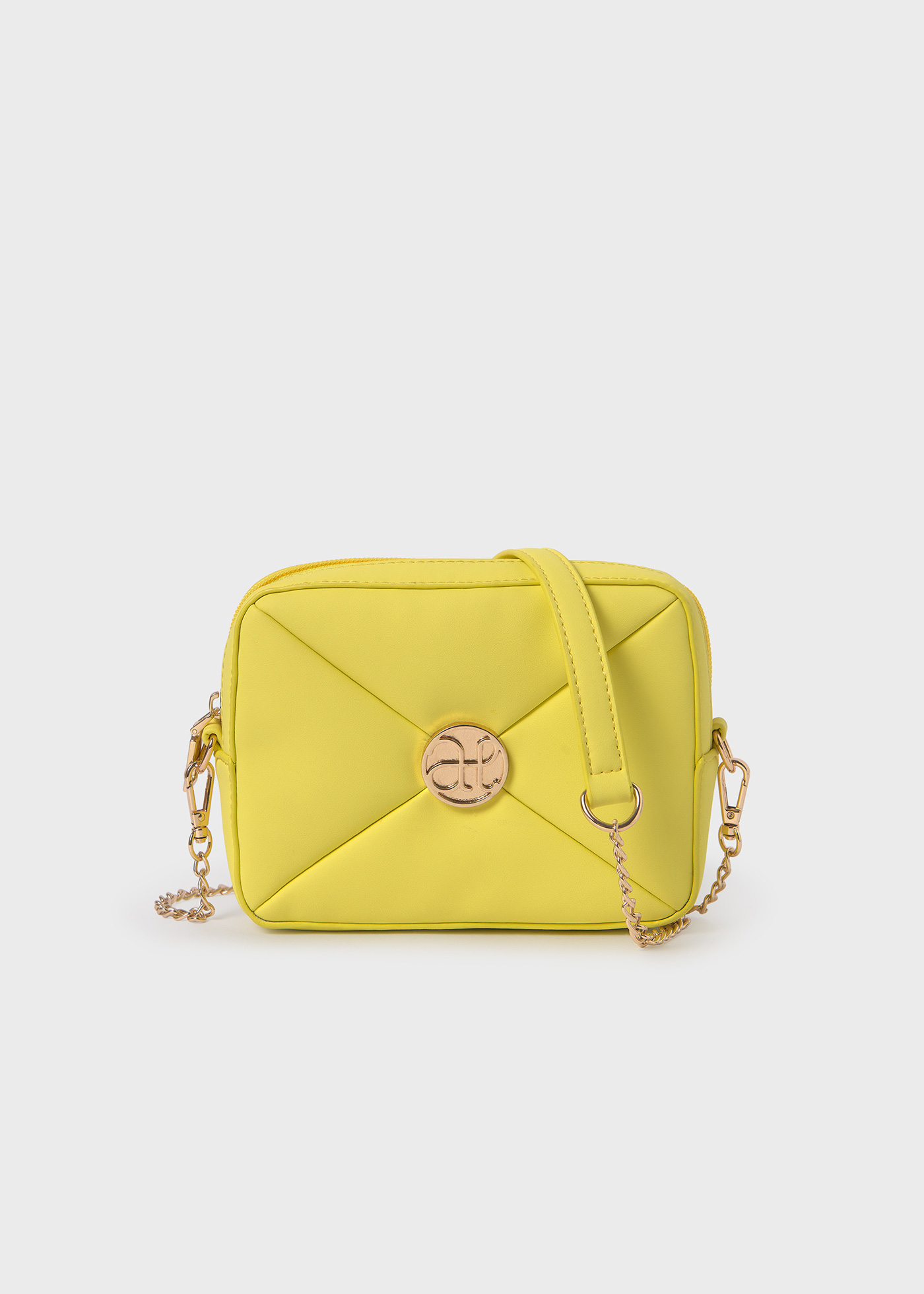 Girl logo quilted bag Yellow | Abel & Lula
